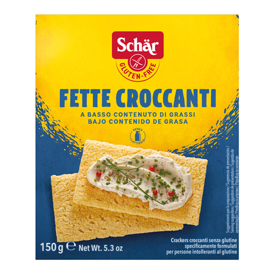 Φρυγανιστά Κράκερς Schar Χωρίς Γλουτένη glutenfree - celiacshop.gr