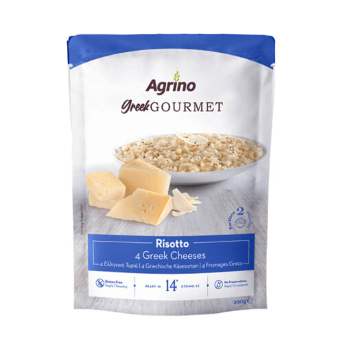 Ριζότο με 4 Τυριά Agrino Χωρίς Γλουτένη - CeliacShop